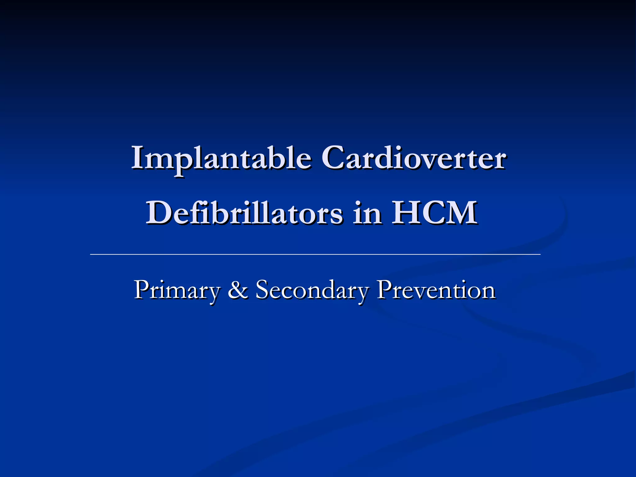 HYPERTROPHIC OBSTRUCTIVE CARDIOMYOPATHY (HOCM) | PPT