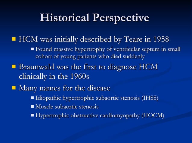 HYPERTROPHIC OBSTRUCTIVE CARDIOMYOPATHY (HOCM) | PPT