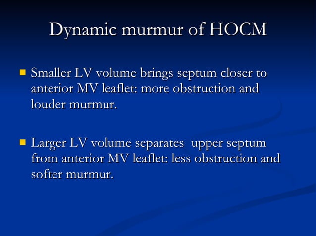HYPERTROPHIC OBSTRUCTIVE CARDIOMYOPATHY (HOCM) | PPT