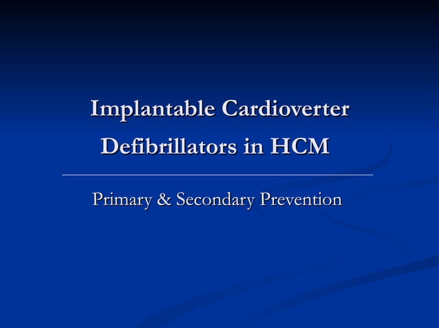 HYPERTROPHIC OBSTRUCTIVE CARDIOMYOPATHY (HOCM) | PPT