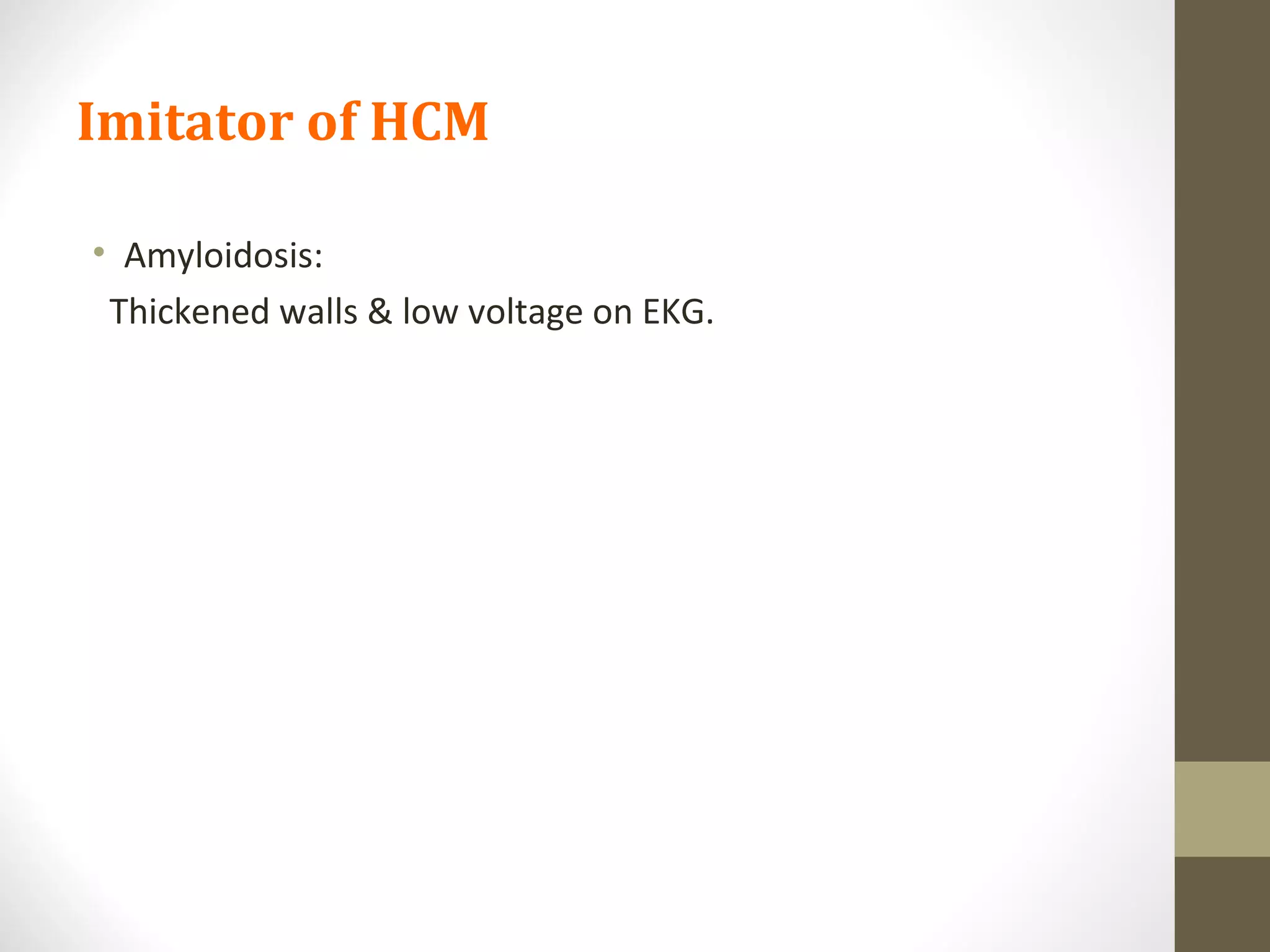 HOCM Hypertrophic cardiomyopathy | PPT