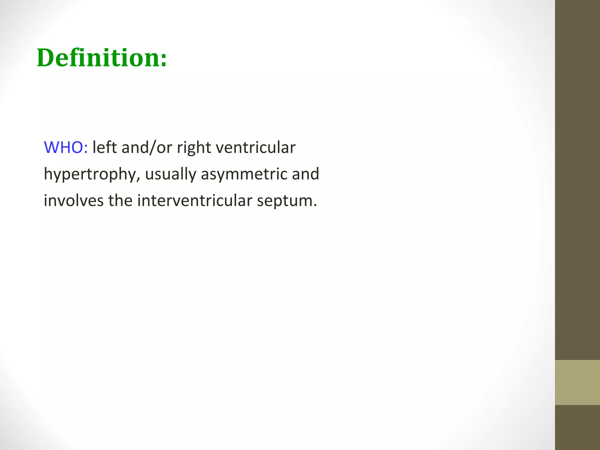HOCM Hypertrophic cardiomyopathy | PPT