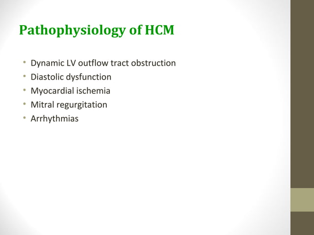 HOCM Hypertrophic cardiomyopathy | PPT | Heart and Cardiovascular ...