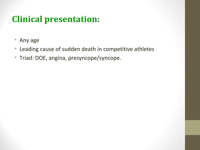HOCM Hypertrophic cardiomyopathy | PPT | Heart and Cardiovascular ...
