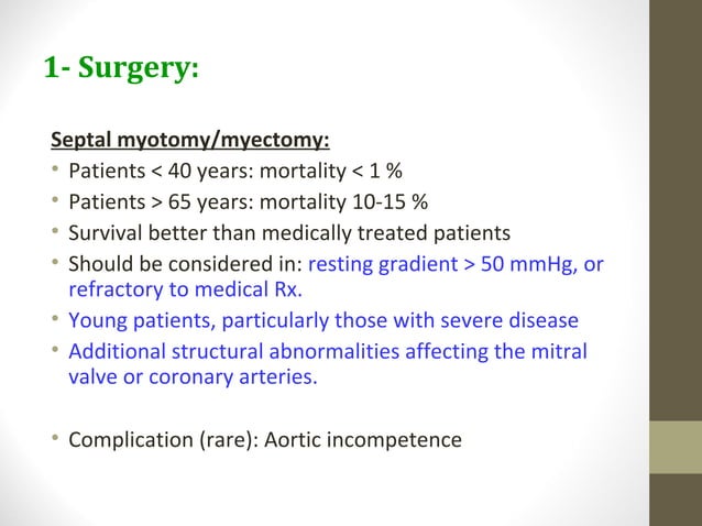 HOCM Hypertrophic cardiomyopathy | PPT | Heart and Cardiovascular ...