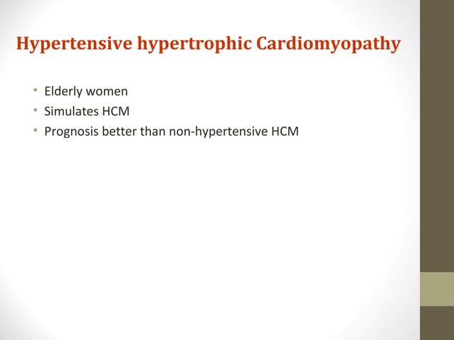 HOCM Hypertrophic cardiomyopathy | PPT | Heart and Cardiovascular ...
