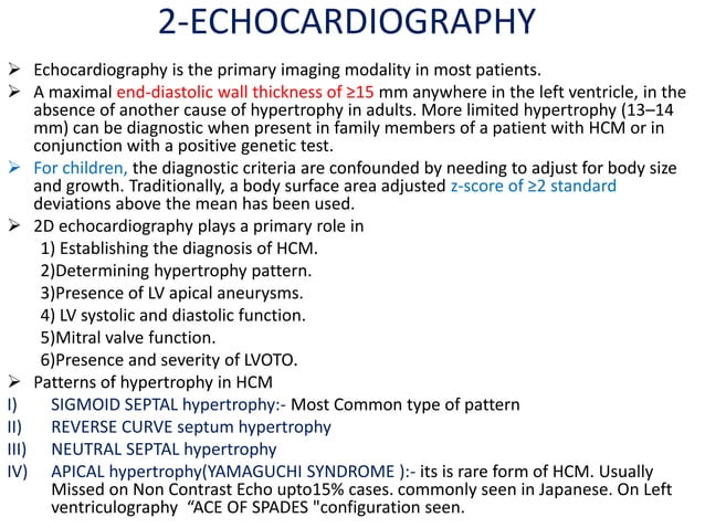 Hypertrophic cardiomyopathy new guidlines ACC 2020 | PPT