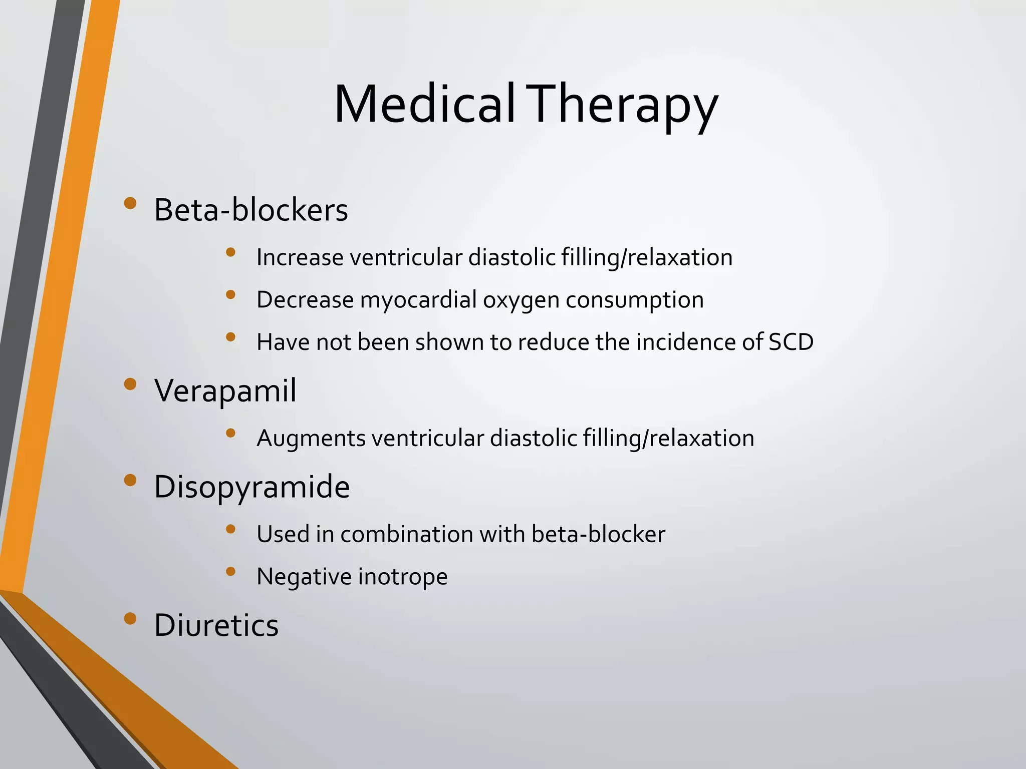 Management of HOCM | PPTX