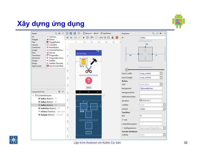 Tài liệu học Lập trình Android với Kotlin cơ bản - Trung tâm Tin học ...