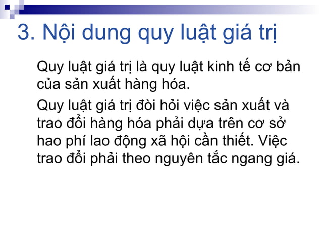 Hoc thuyet gia tri | PPT