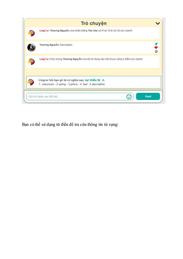 Học từ vựng tiếng anh trên LingCor.net