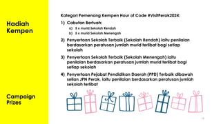 HOC VisitPerak2024 Infokit (2).pdf for schools in perak | PPT