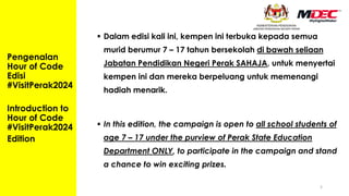 HOC VisitPerak2024 Infokit (2).pdf for schools in perak | PPT