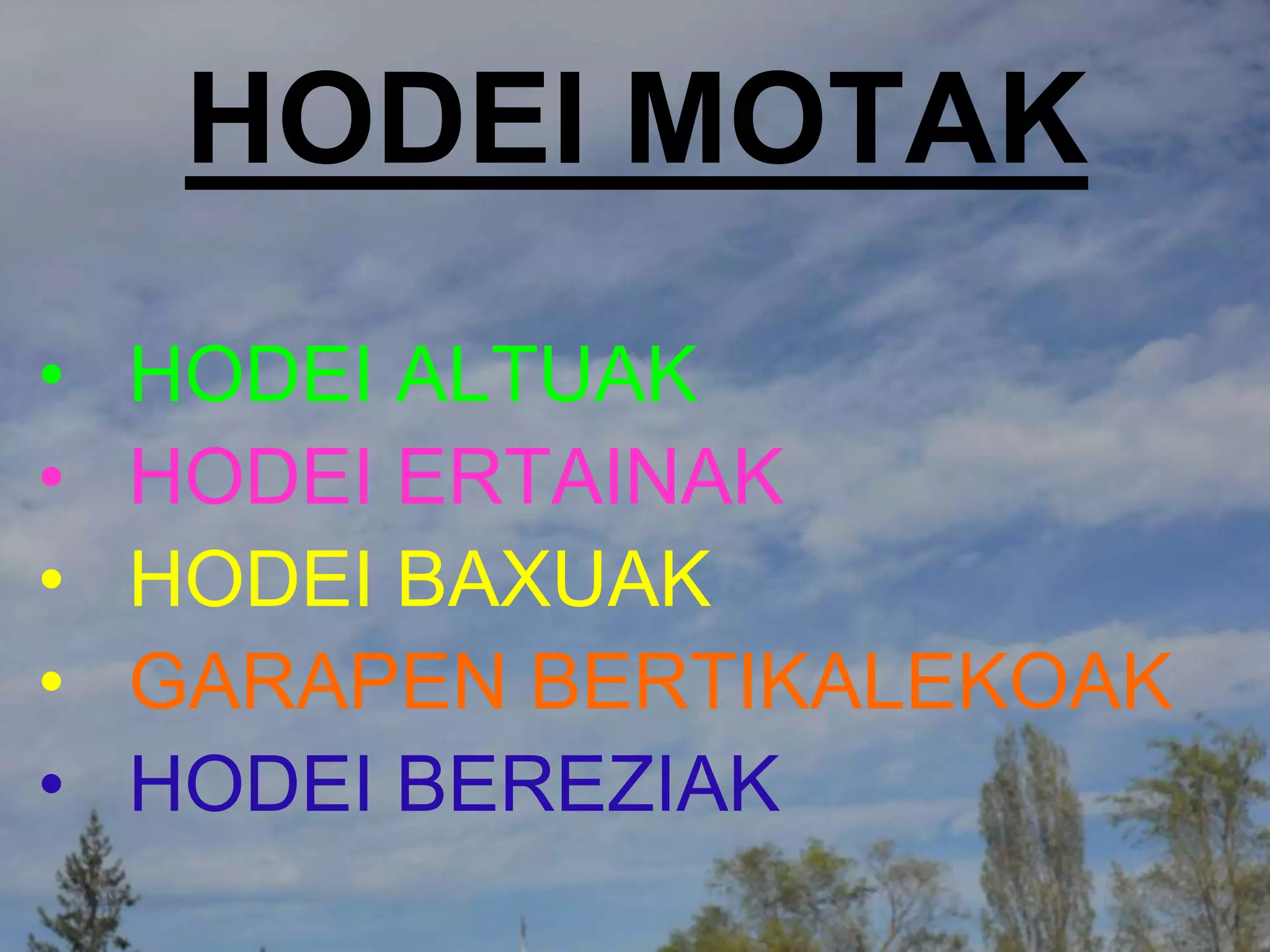 Hodei ehiztariak dbh 2 lautada ikastola | PPSX