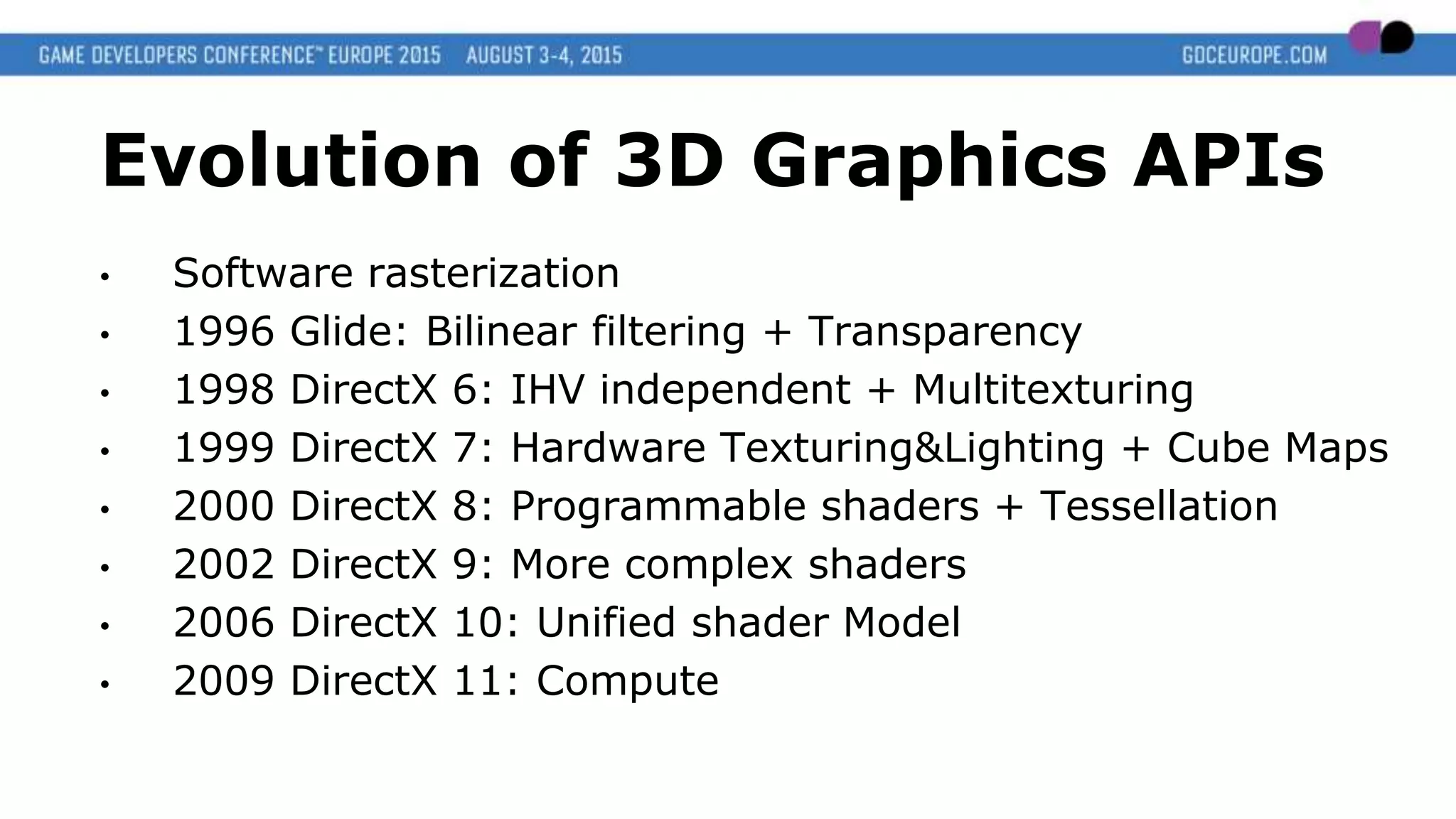 DX12 & Vulkan: Dawn of a New Generation of Graphics APIs | PDF | Graphics Software | Computer ...