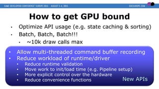 DX12 & Vulkan: Dawn of a New Generation of Graphics APIs | PDF