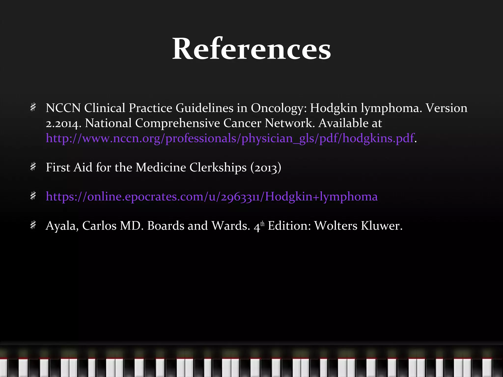 Hodgkin lymphoma | PPT