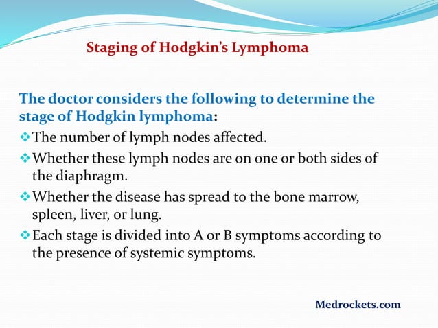 Hodgkin's lymphoma | PPTX