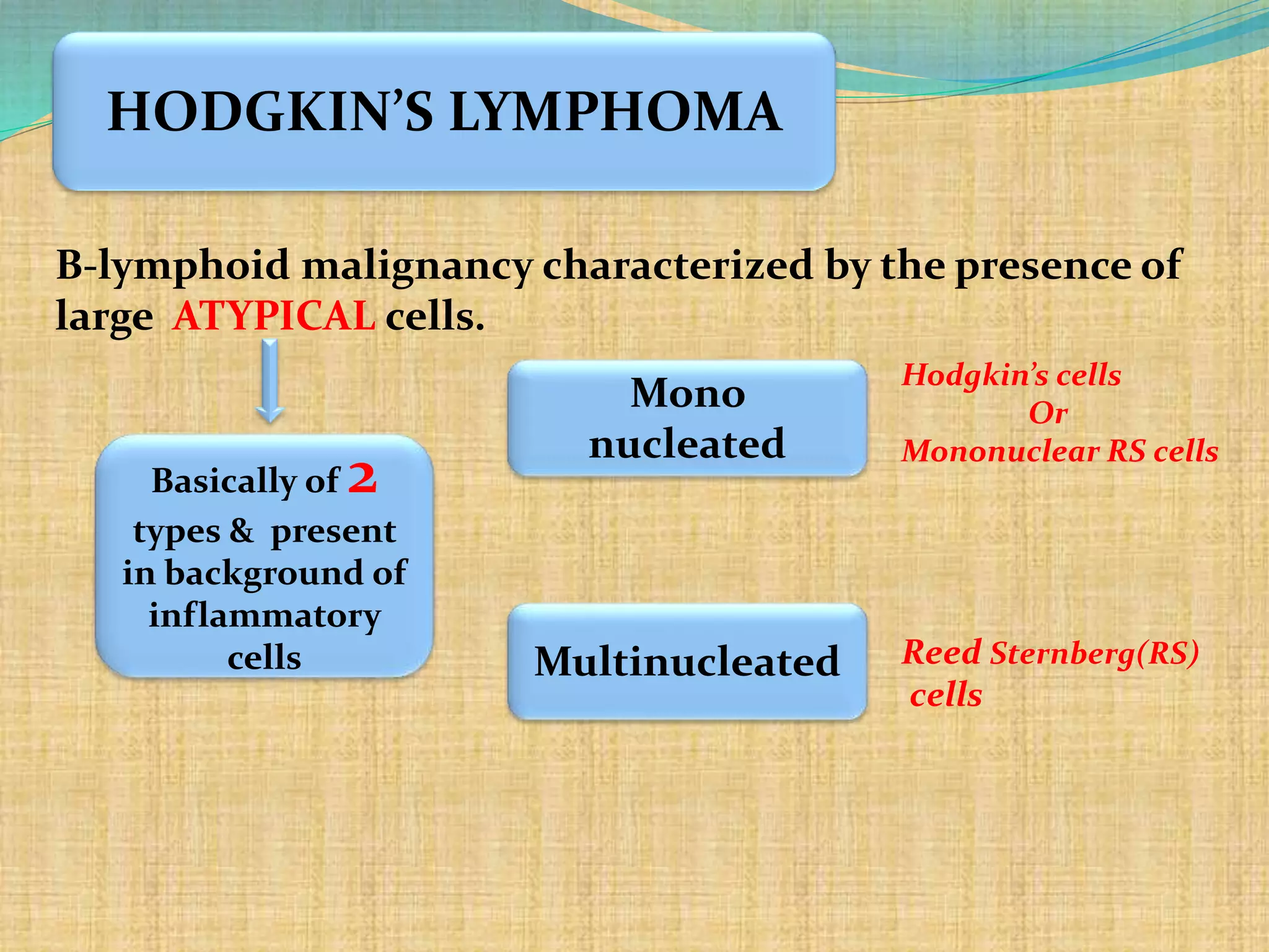 Hodgkin's lymphoma early stage management | PPTX