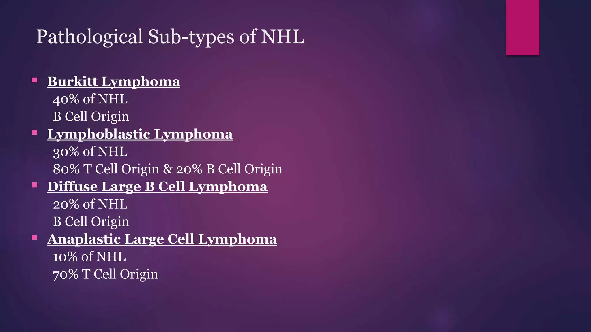 Hodgkins & Non-Hodgkins Lymphomas | PPTX