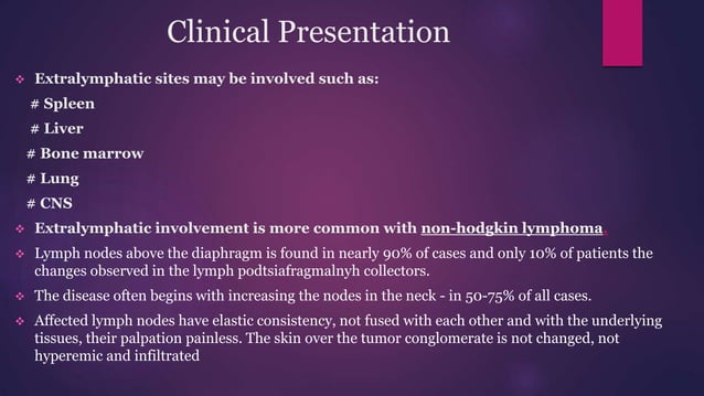 Hodgkins & Non-Hodgkins Lymphomas | PPTX | Cancer | Diseases and Conditions