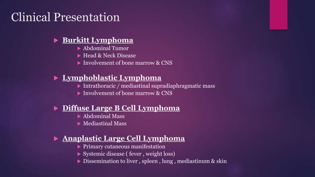 Hodgkins & Non-Hodgkins Lymphomas | PPTX | Cancer | Diseases and Conditions