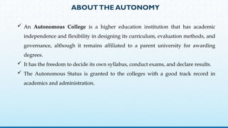 HOD Interaction with new students of autonomous batch ppt.pptx