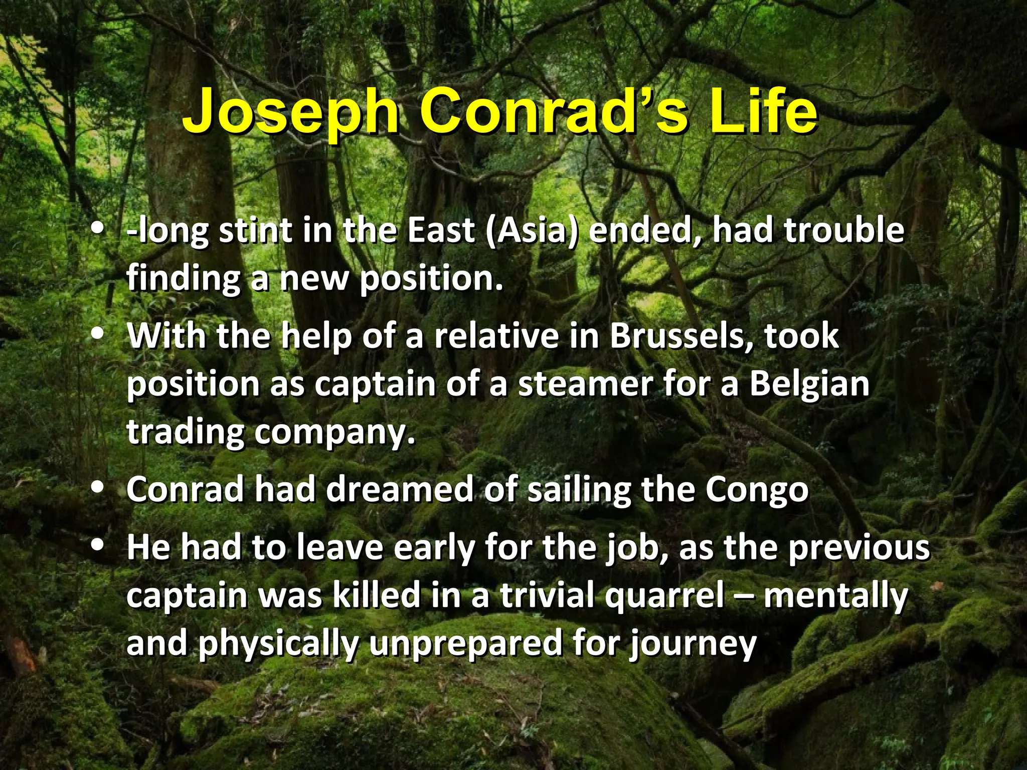 Heart of Darkness Introduction | PPT