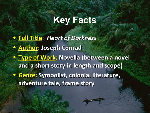 Heart of Darkness Introduction | PPT
