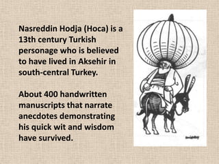 Hodja and his cauldron | PPTX