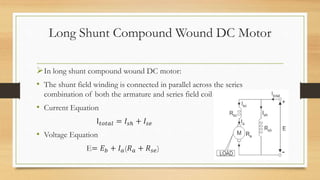 DC compound motor ppt | PPTX