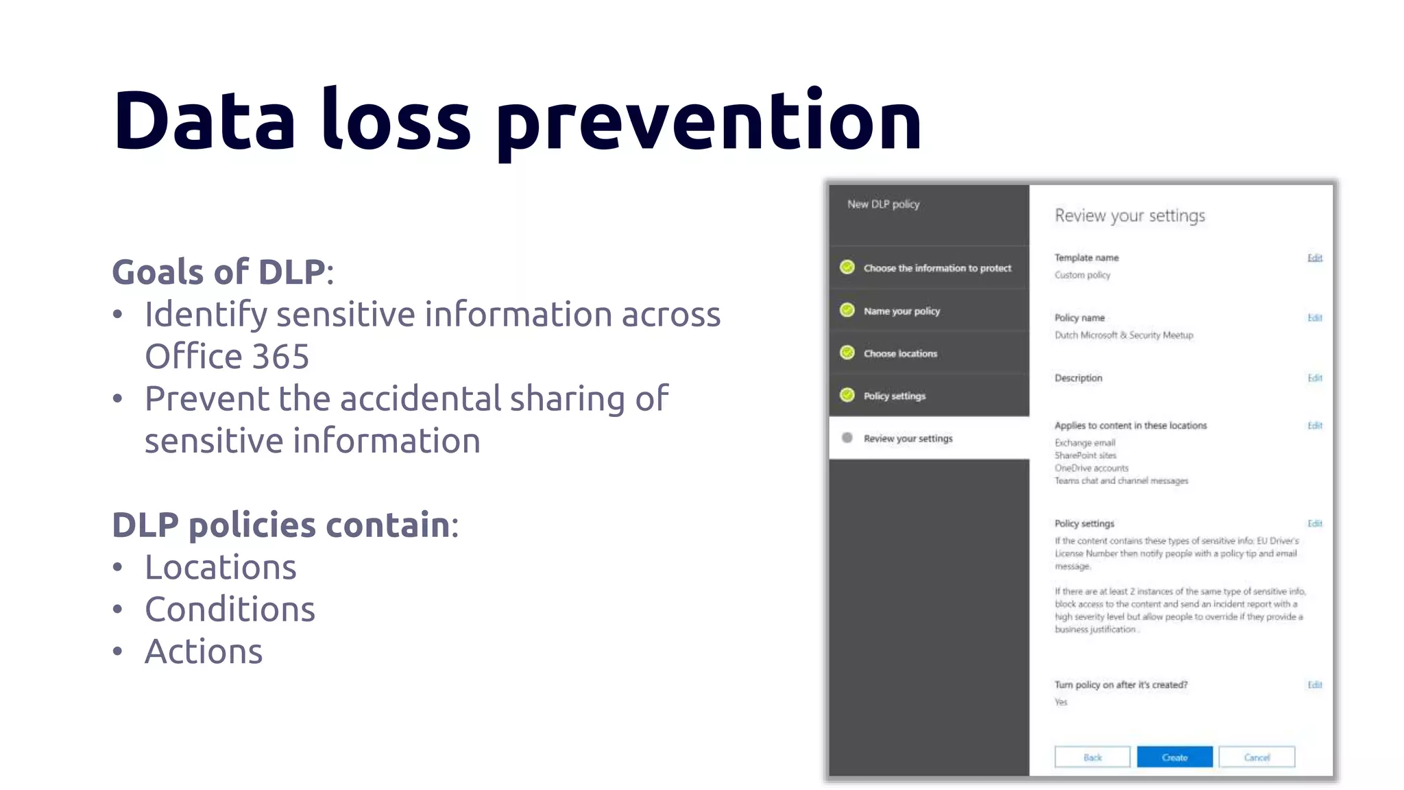 Dutch Microsoft And Security Meetup How To Protect My Data In Office 365 Ppt