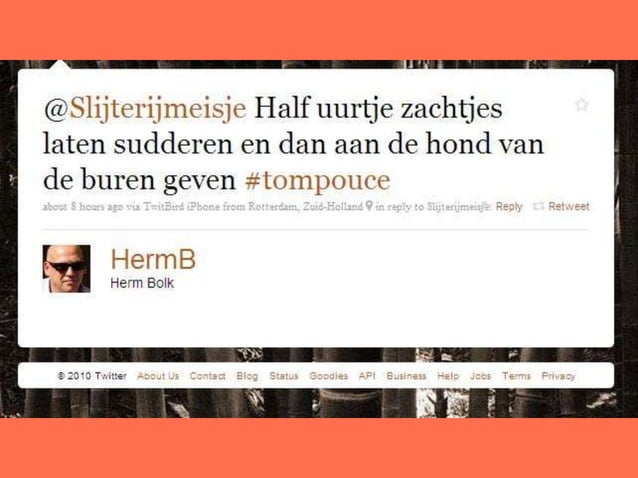 Hoe eet Nederland een tompouce? | PPTX