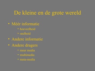 Hoe gaan mensen om met informatie? | PPT