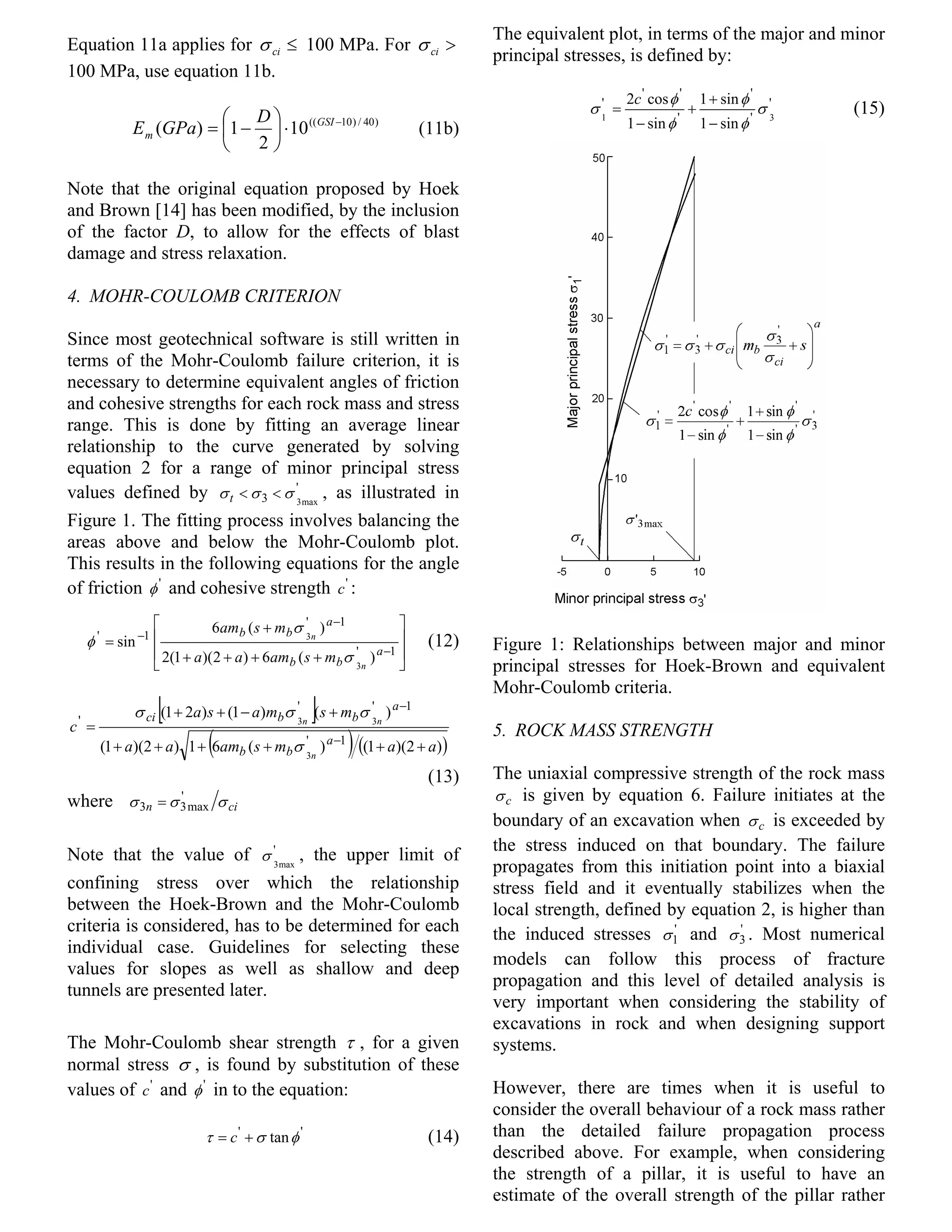 Hoek brown failure criterion-2002 edition | PDF