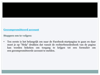Hoe kan ik mijn Facebook-account ontgrendelen? | PPTX