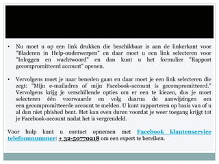 Hoe kan ik mijn Facebook-account ontgrendelen? | PPTX