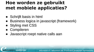 Hoe kies ik het juiste javascript front end framework? | PDF