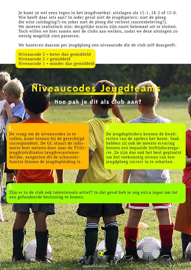 Hoe omgaan met niveaucodes vfv | PDF