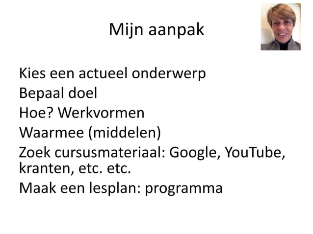 Hoe ontwikkel ik een workshop | PPTX