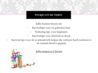 Hoe over leef ik een gebroken hart presentatie | PPT