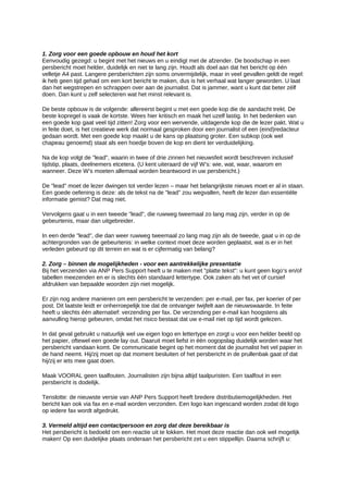 Hoe schrijf ik een persbericht | PDF