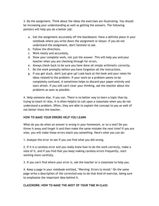 how to study maths | PDF