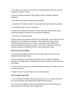 how to study maths | PDF