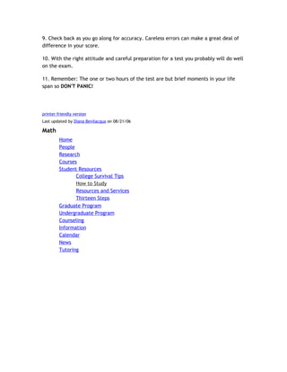 how to study maths | PDF