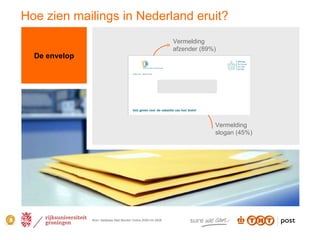 Hoe zien mailings in nederland eruit | PPT | Technology & Computing