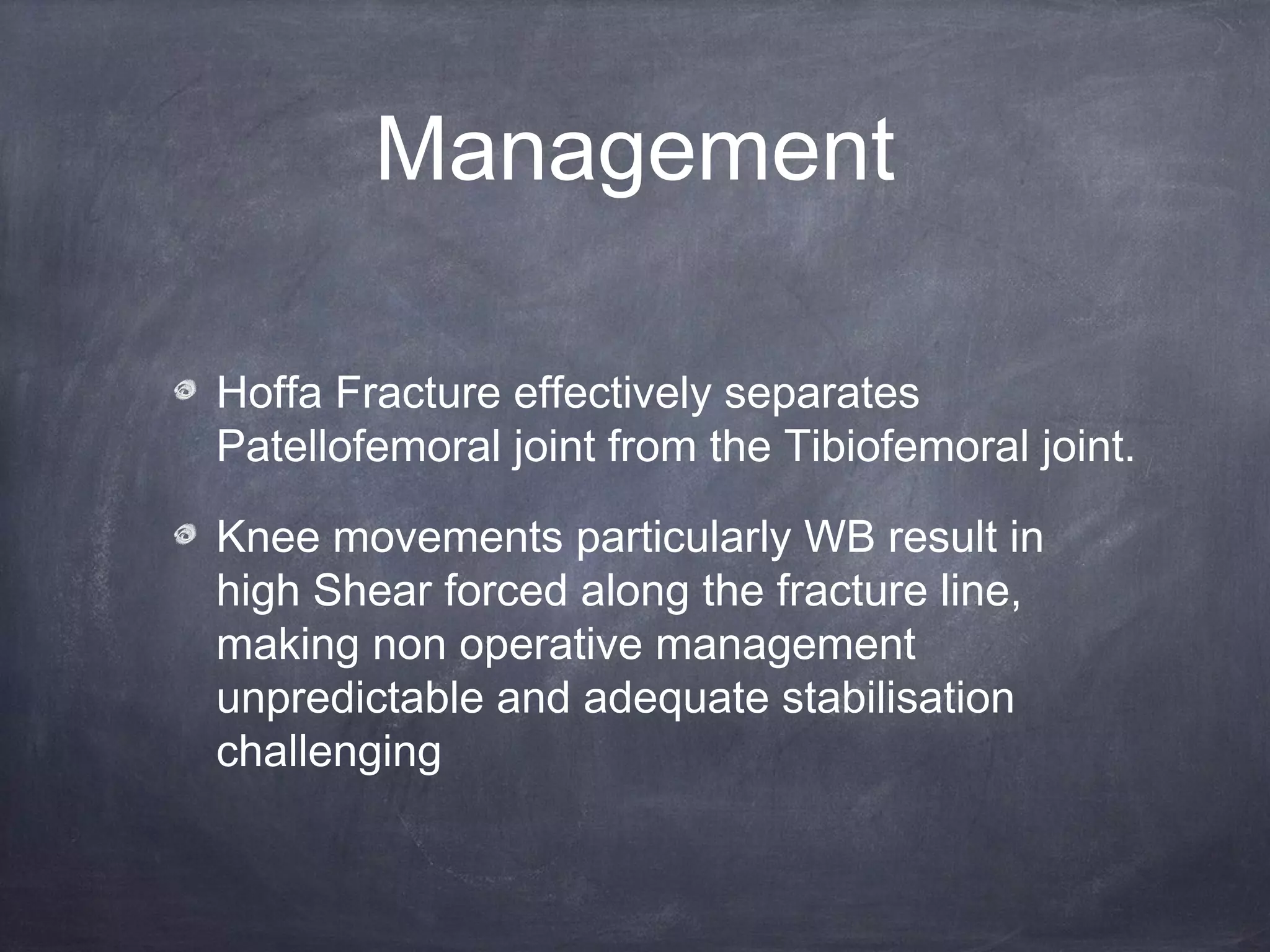Hoffa's Fracture: Diagnosis, management & New Classification System by ...