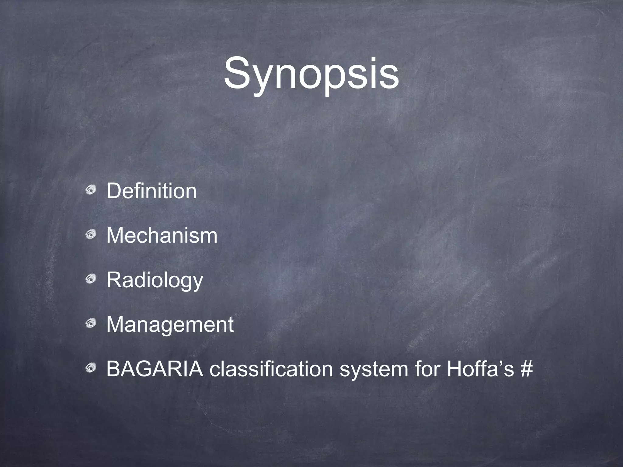 Hoffa's Fracture: Diagnosis, management & New Classification System by ...