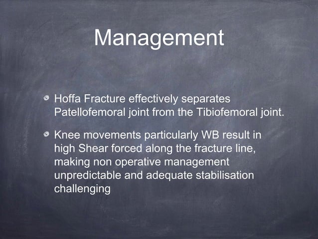 Hoffa's Fracture: Diagnosis, management & New Classification System by ...