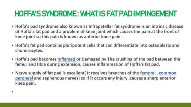 hoffas fat pad syndrome.pptx